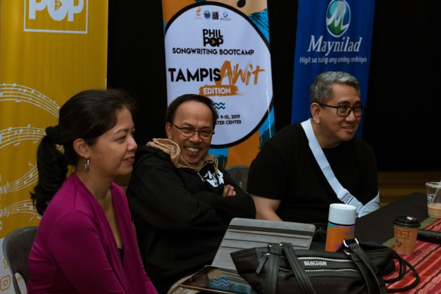 [PHOTOS] PETA x PhilPop Taga-Alog songwriting bootcamp coaches, fellows ...